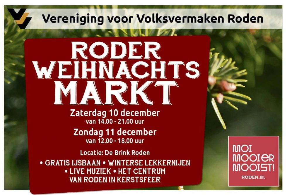 De Roder Weihnachtsmarkt met 2 dagen gezelligheid | Vereniging voor ...